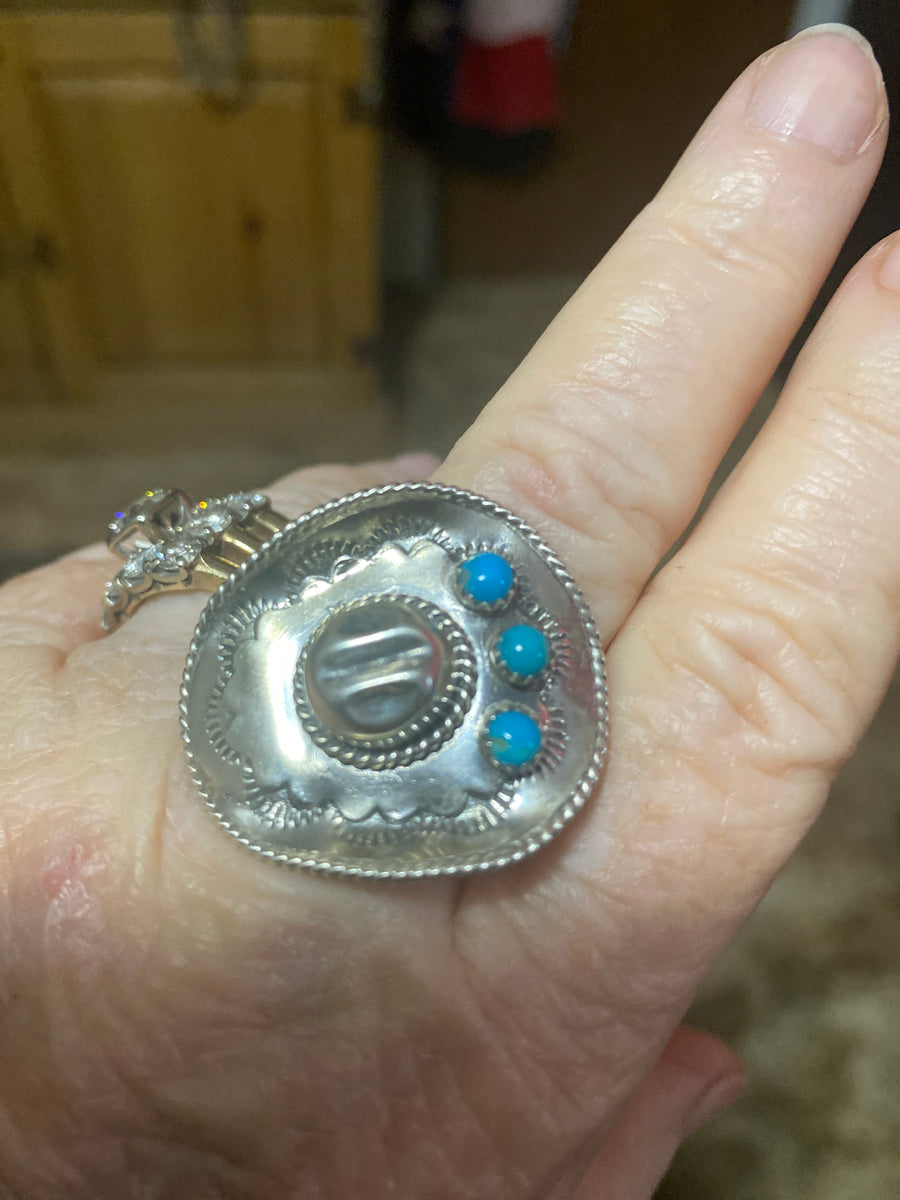 Cowboy hat rings – The Turquoise People